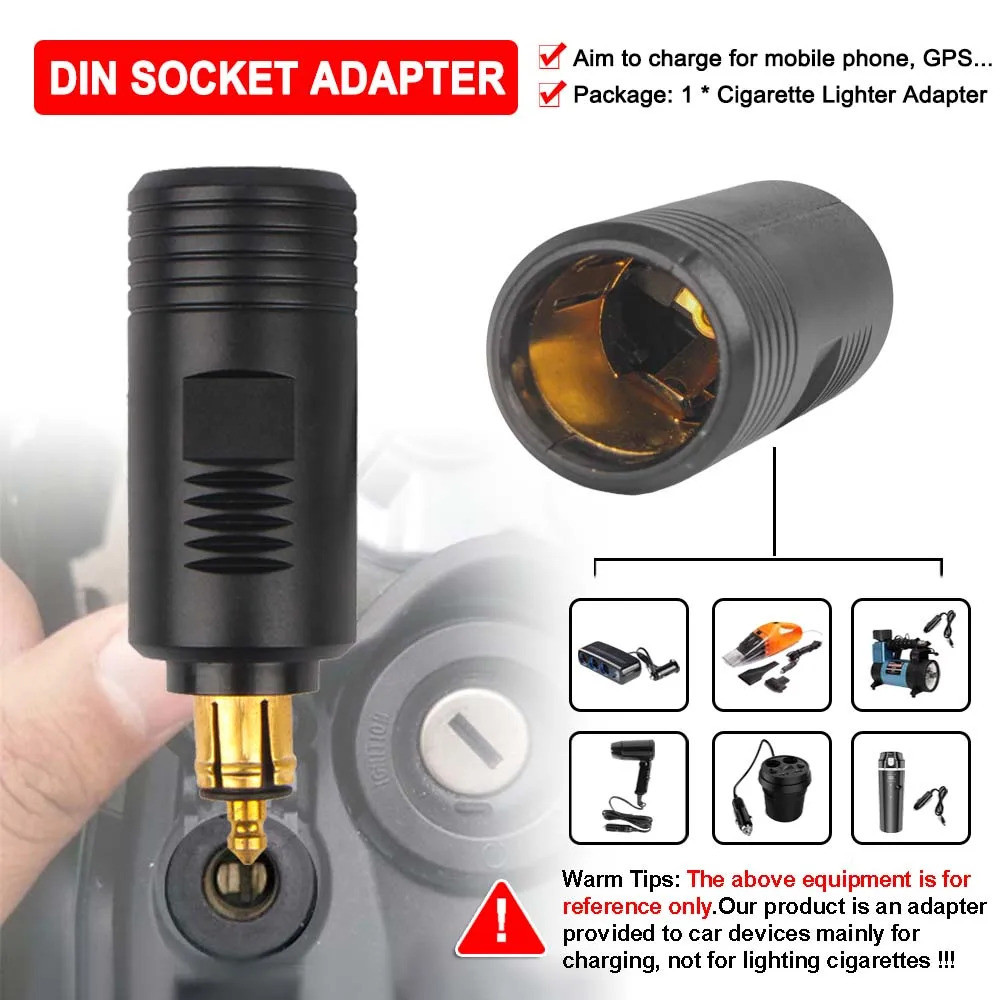 Cigarette Lighter Adapter For BMW R1200GS R1250GS DC 12V-24V EU Plug ...
