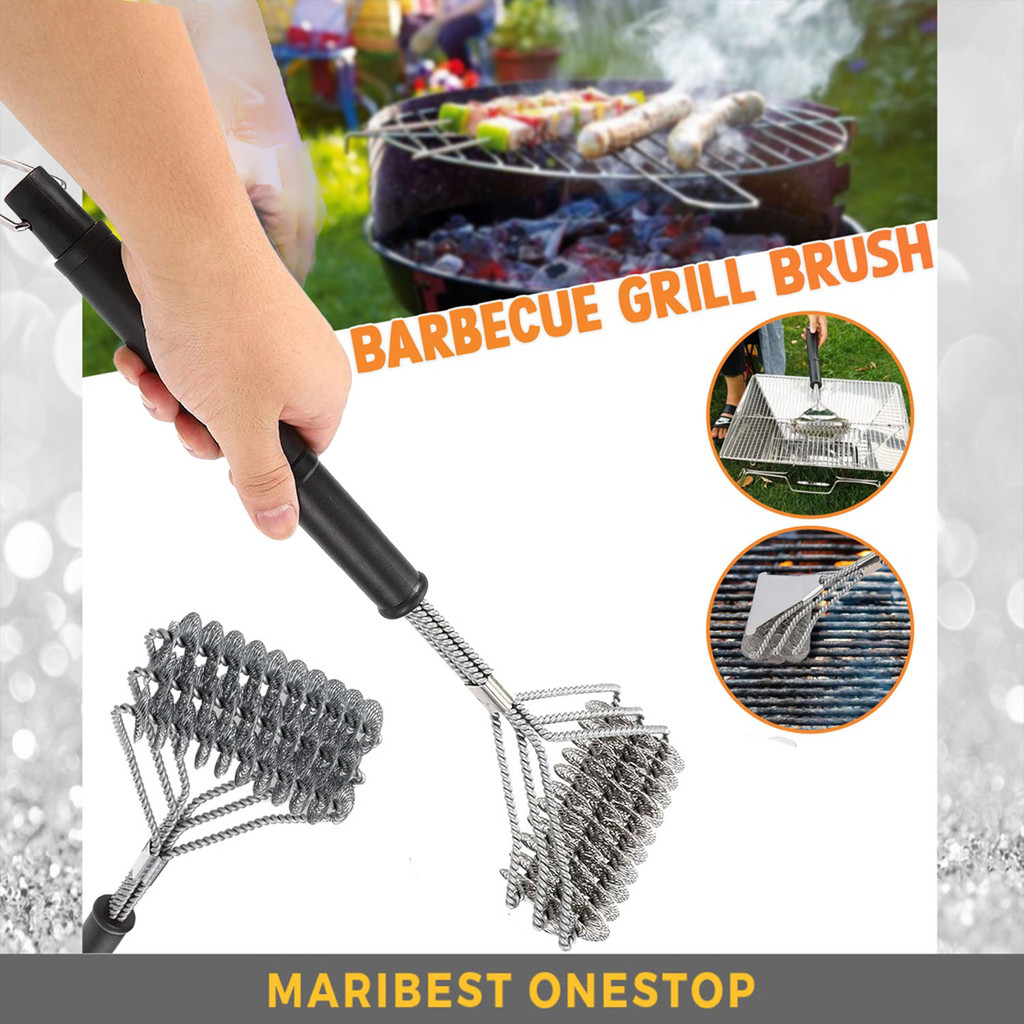 Multifunction Stainless Steel Barbecue Grill Cleaning Brush Scraper ...