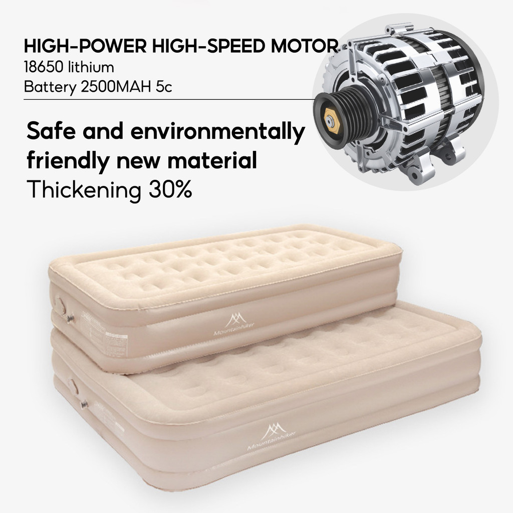 JDEX Mountainhiker Mattress Inflatable 40cm with Built-in Air Pump ...