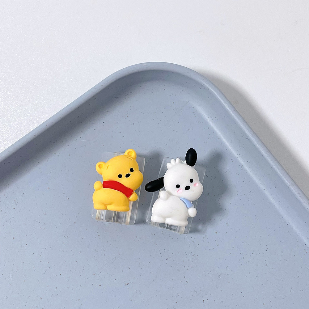 Cute Winnie Bear Cable Winder Protector Compatible for USB Charger ...