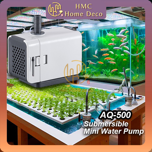 HMC AQ-500 Submersible Mini Water Pump Pam Air Akuarium Tangki Ikan ...