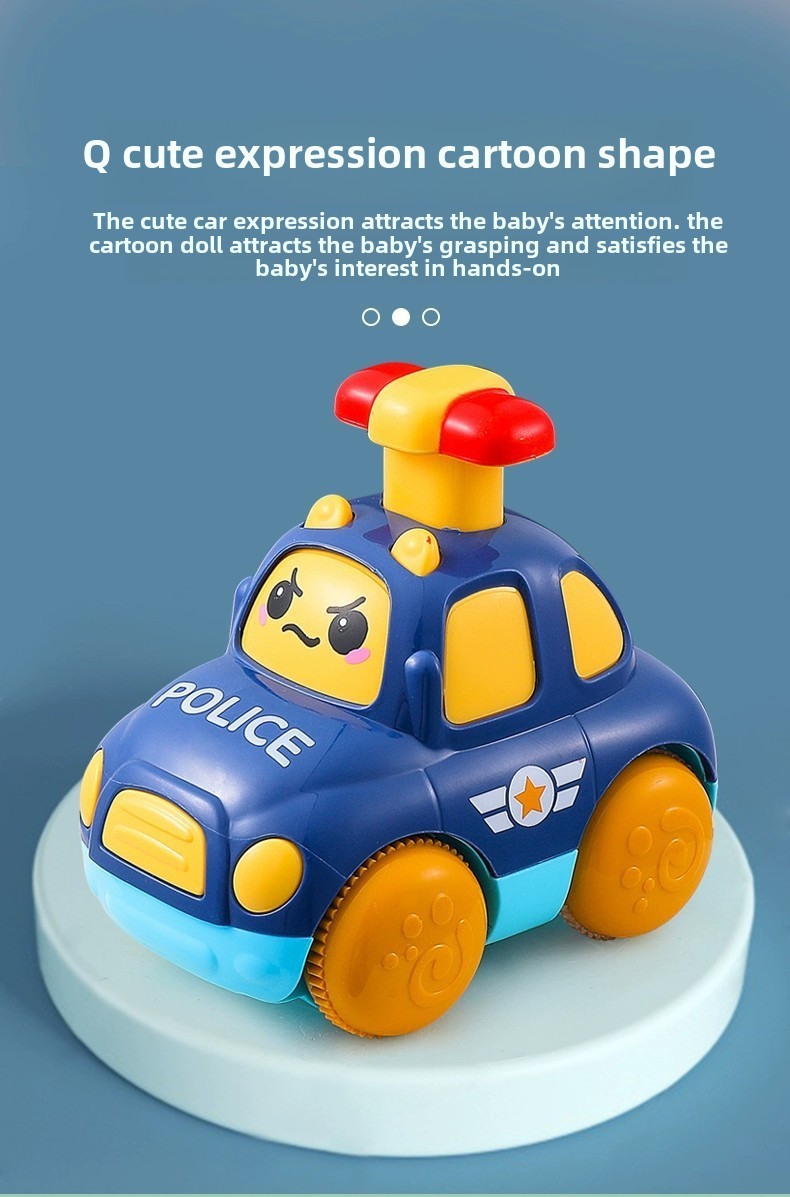 Cute Expression Car, Childrens Toy Car, Inertia Squishy, Rebound Car ...