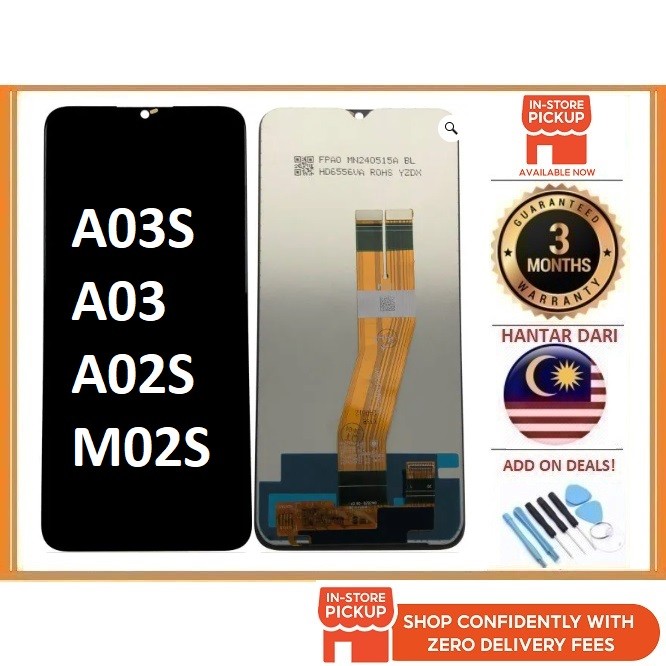 BSS SAM SM A03 A035 A03S A037 / A02S SM-A025F LCD GLASS TOUCH SCREEN ...