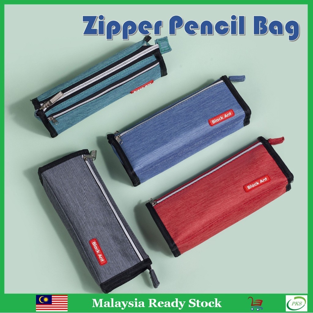 Large Canvas Pencil Bag Case Pencil Beg Stationery Storage Pencil Box ...