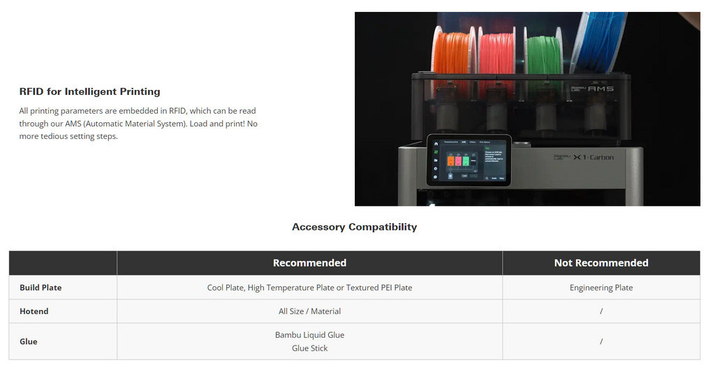 Bambu Lab PLA Basic Filament 1KG 1.75mm Spooless with RFID Eco Friendly ...