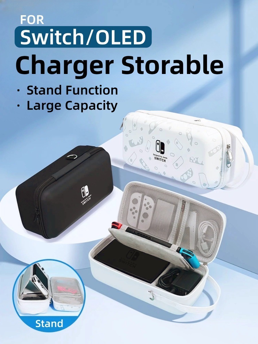 Switch Storage Bag Large Capacity for Nintendo Switch 1/ 2/ OLED with ...
