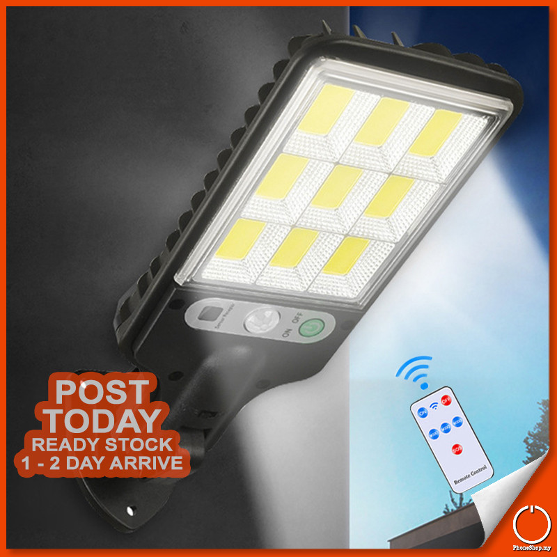 𝐀𝐔𝐓𝐎 𝐀𝐂𝐓𝐈𝐕𝐀𝐓𝐄 3 Modes 108 COB Solar Wall Light Lights Motion Sensor ...