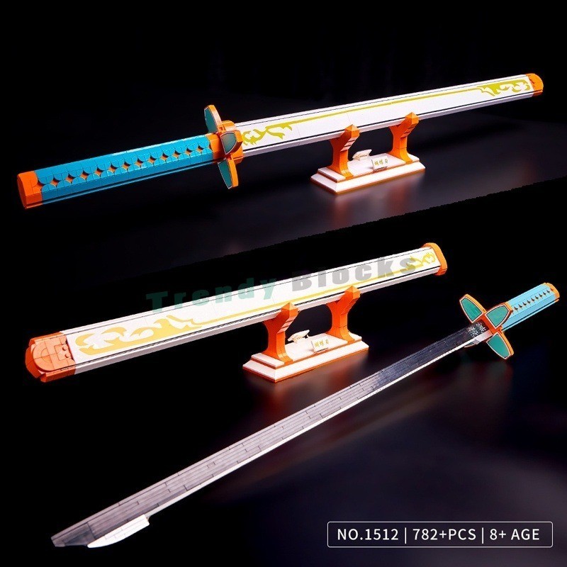 Roronoa Zoro Rengoku Kyoujurou Nichirin Yamato Blocks ONE PIECE Demon ...