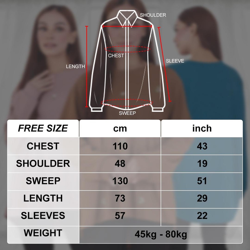 KM Daya Flower Embroidery Rib Cotton Women Blouse [B10165] | Shopee ...