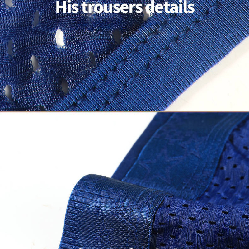 Men Fashion U-Convex Inner Crotch Separation Breathable Ice Silk ...