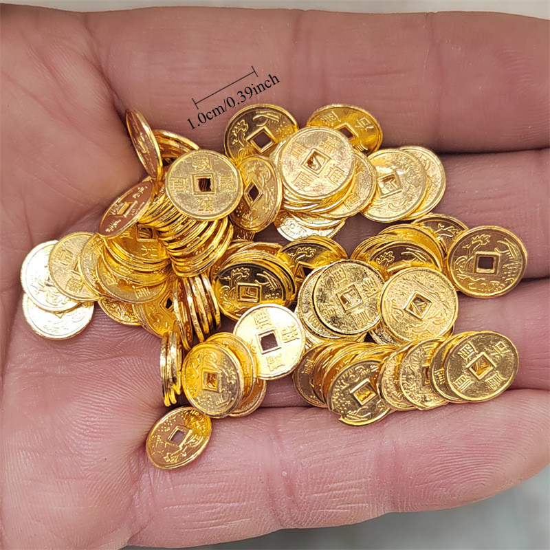 Gold copper coins, alloy gold coins treasure desktop ornaments antique ...