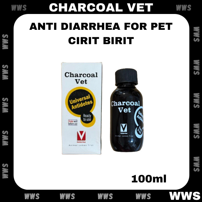 Charcoal Vet Syrup For Pet # Supplement Untuk Cirit Birit ( Anti ...