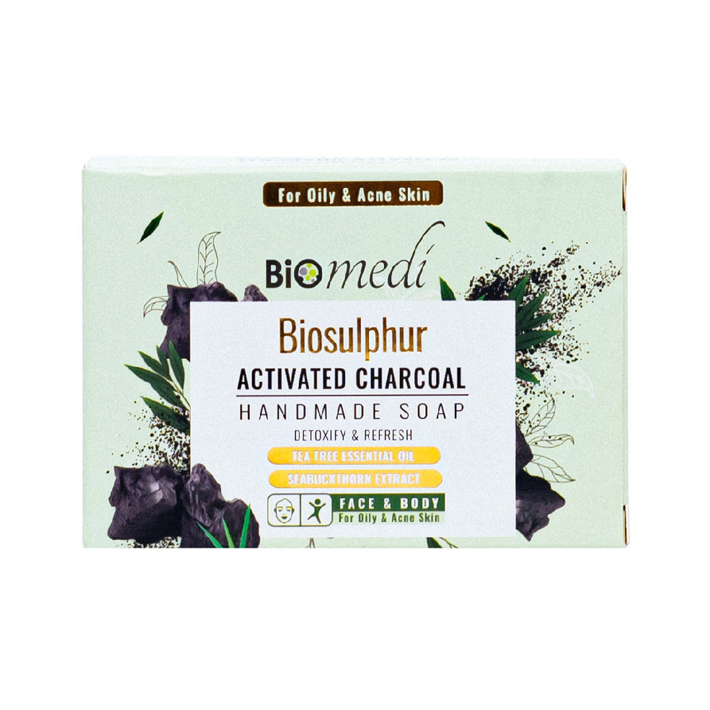 BioMedi Antibacterial Biosulphur Acne Control Soap (100g) | Shopee Malaysia