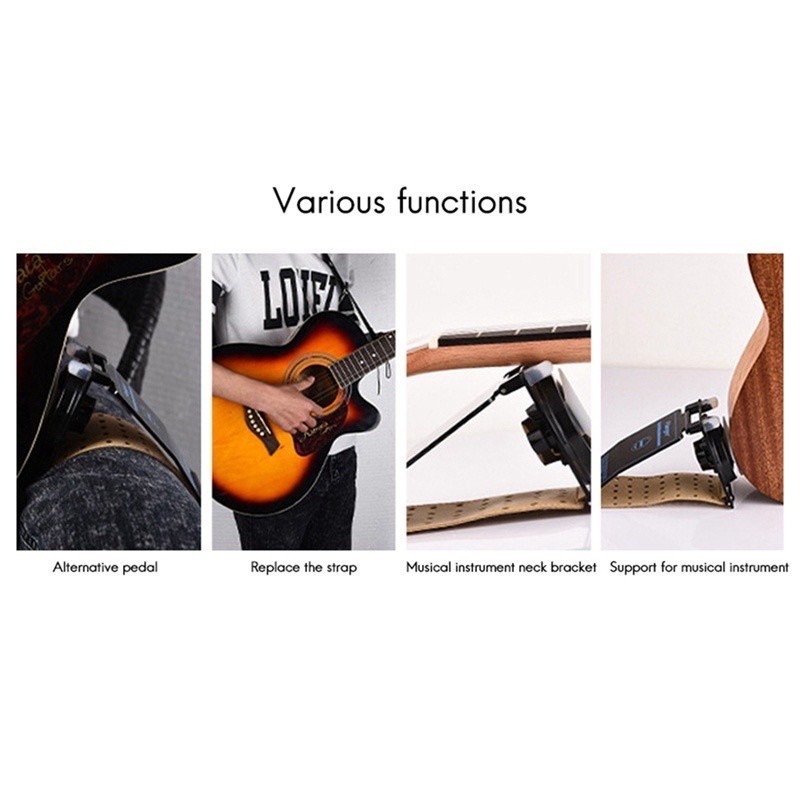 Flanger FA-80 Practical Utility Guitar Accessory Footstool Strap Neck ...