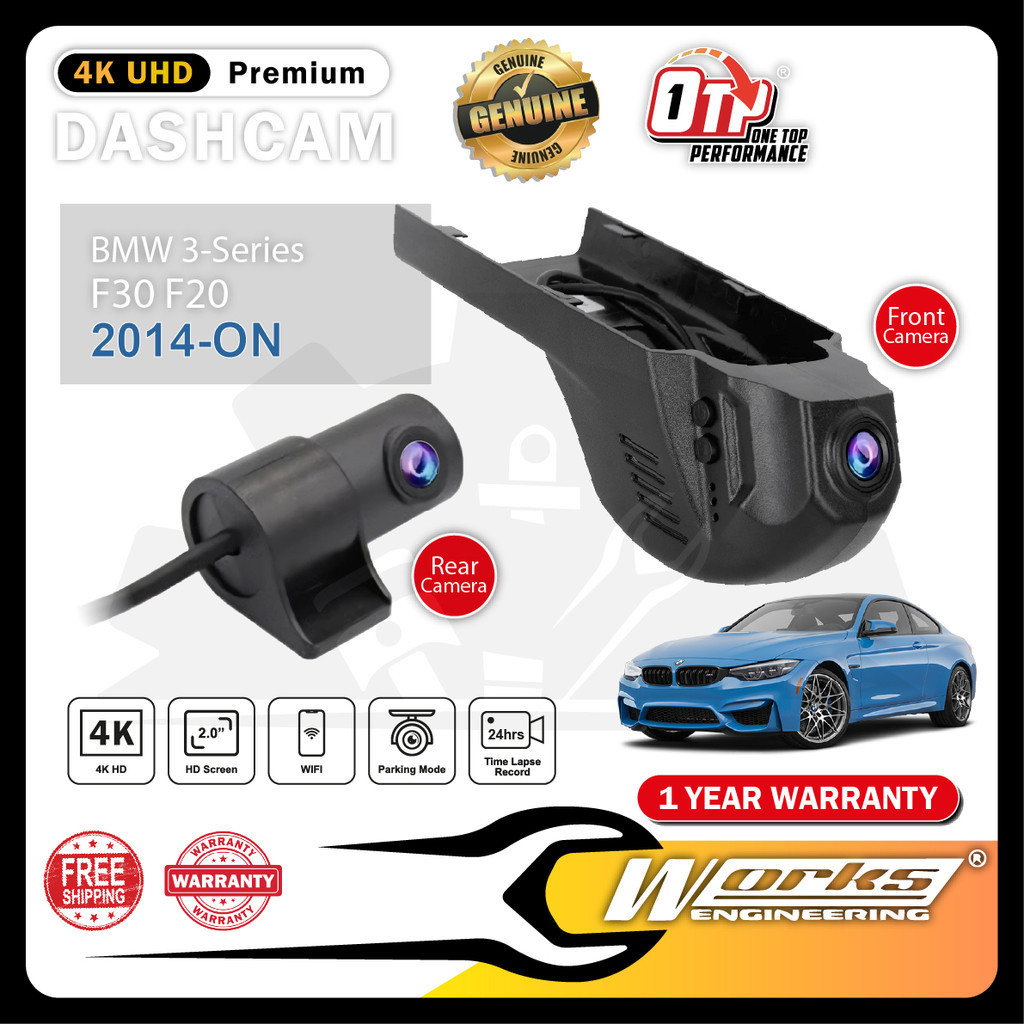 OTP 4K UHD Premium DashCam Vision Cam For BMW 3 Series F30 F20 Wifi ...