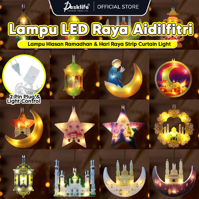 2024 Lampu Raya LED Fairy Light String Decorative Lampu Hiasan ...