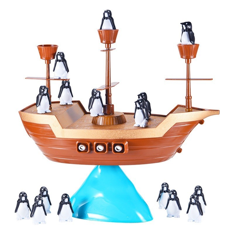 Penguin Pirate Boat Balancing Game Board Game Parent Kid Interaction ...