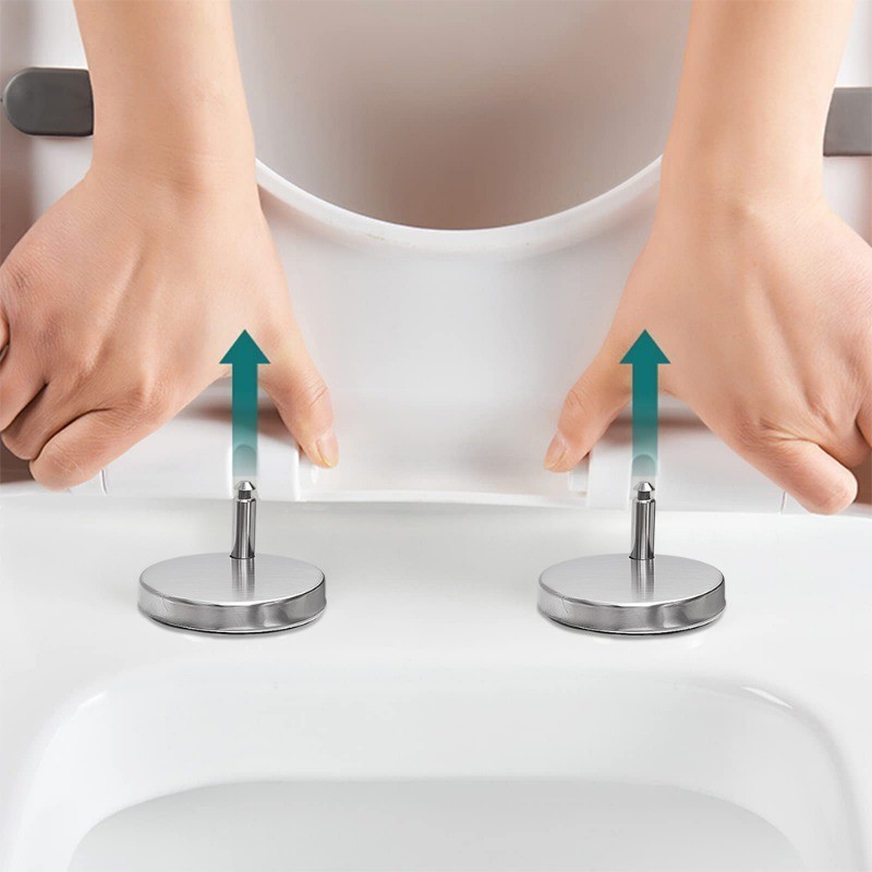 2Pcs/Set Toilet Seat Hinge Fittings Replacement Anchoring Screw Pins ...