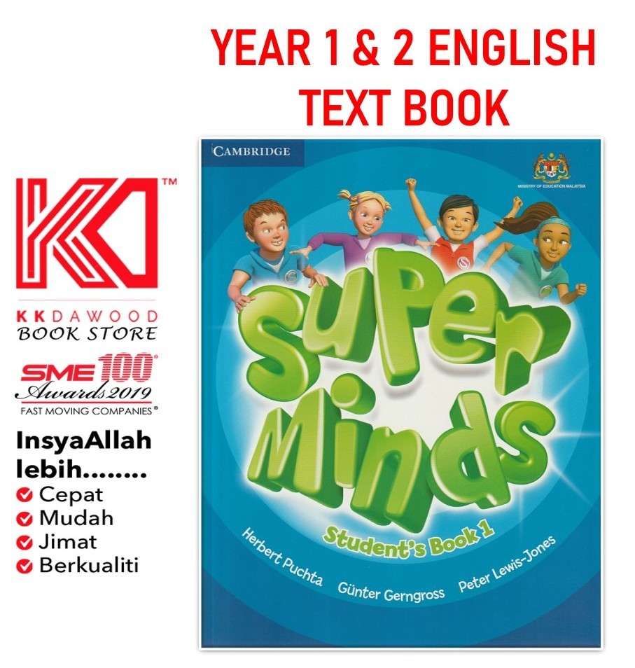 [KKD] Buku Teks Tahun 1 & 2 Super Minds | Shopee Malaysia