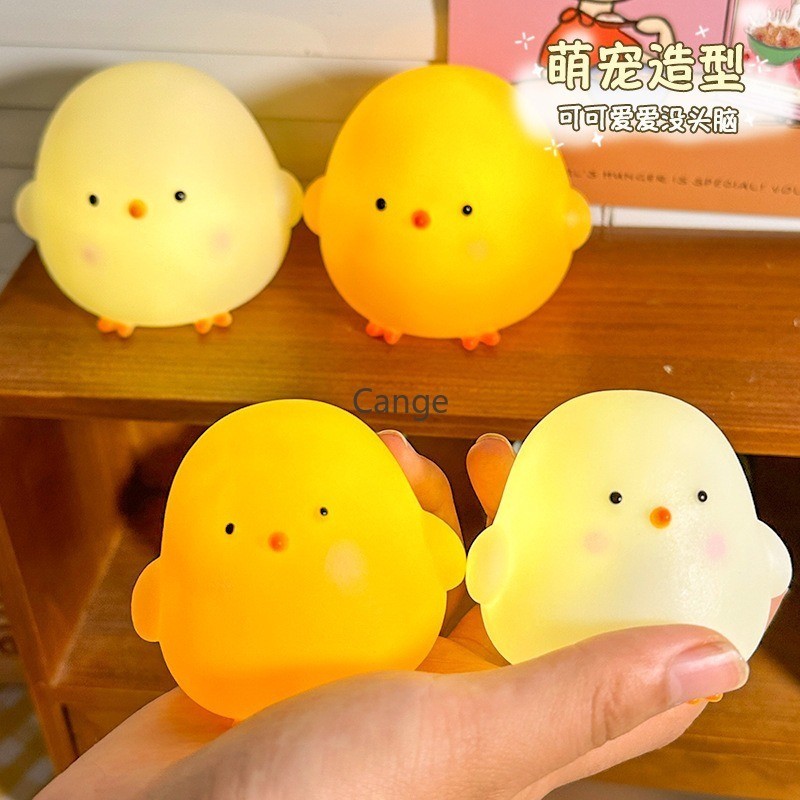 Little yellow chicken home lighting ornaments cartoon cute little ...