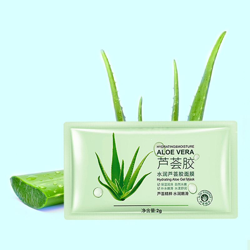 Deep Hydration Moisturizer Aloe Vera Essence Sleeping Mask Gel Facial ...