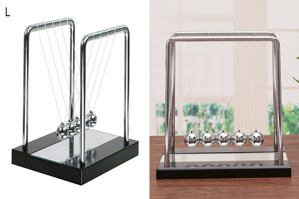 BF Newtons Cradle Pendulum Balance Ball for Desktop Display Educational ...