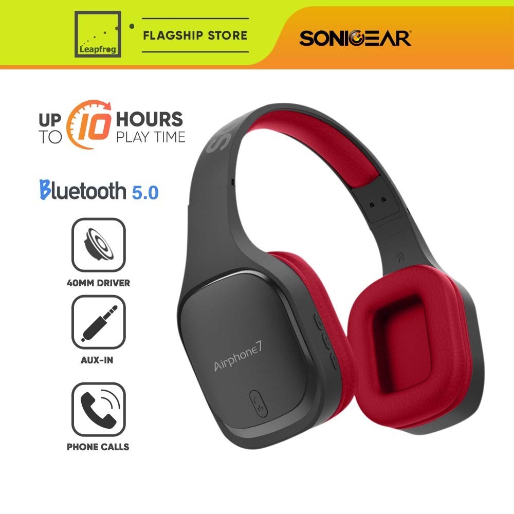 SonicGear Airphone 7 Bluetooth Headphones With Mic | Shopee Malaysia