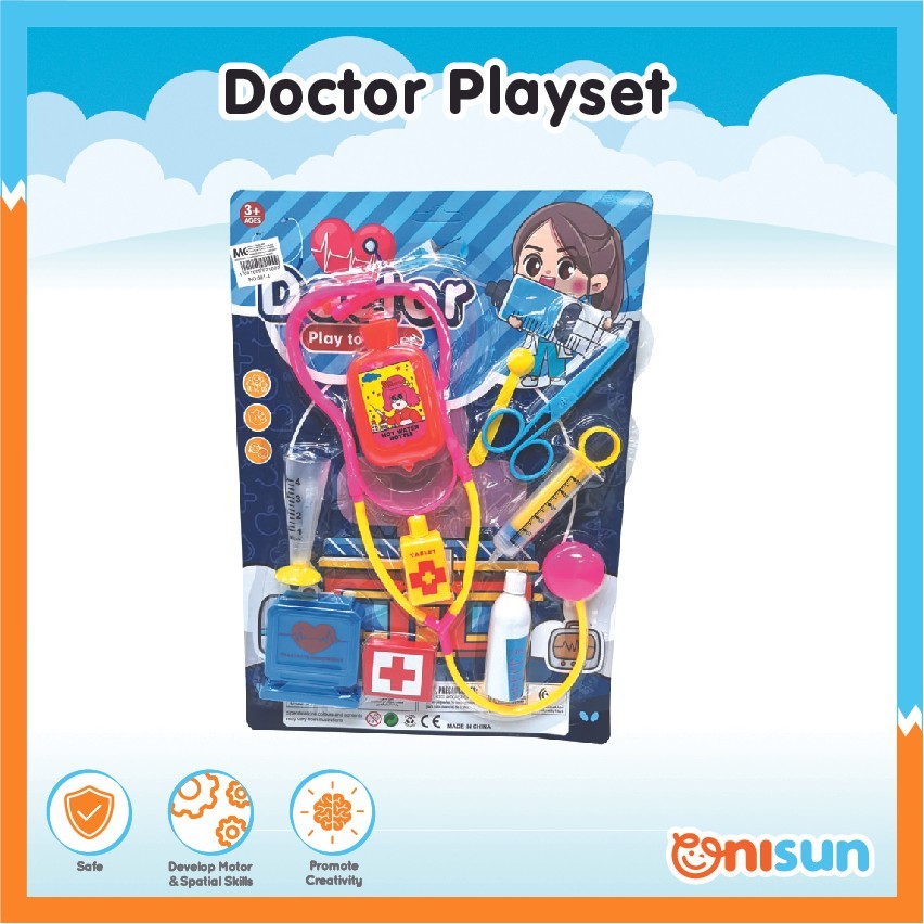 Kids Fun Medical Kit Doctor Medical Tools (Mainan Doktor Kanak-Kanak ...