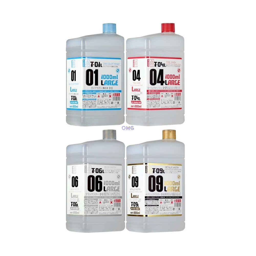 Gaianotes Thinner Series T-01 - T-13 Standard Thinner Tool Wash Paint ...