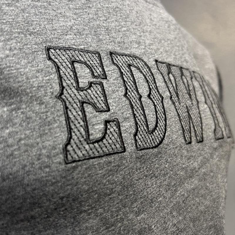 🔥New Arrivals🔥 EDWIN® Men’s Signature Logo Embroidery T-Shirt ( 7480 ...