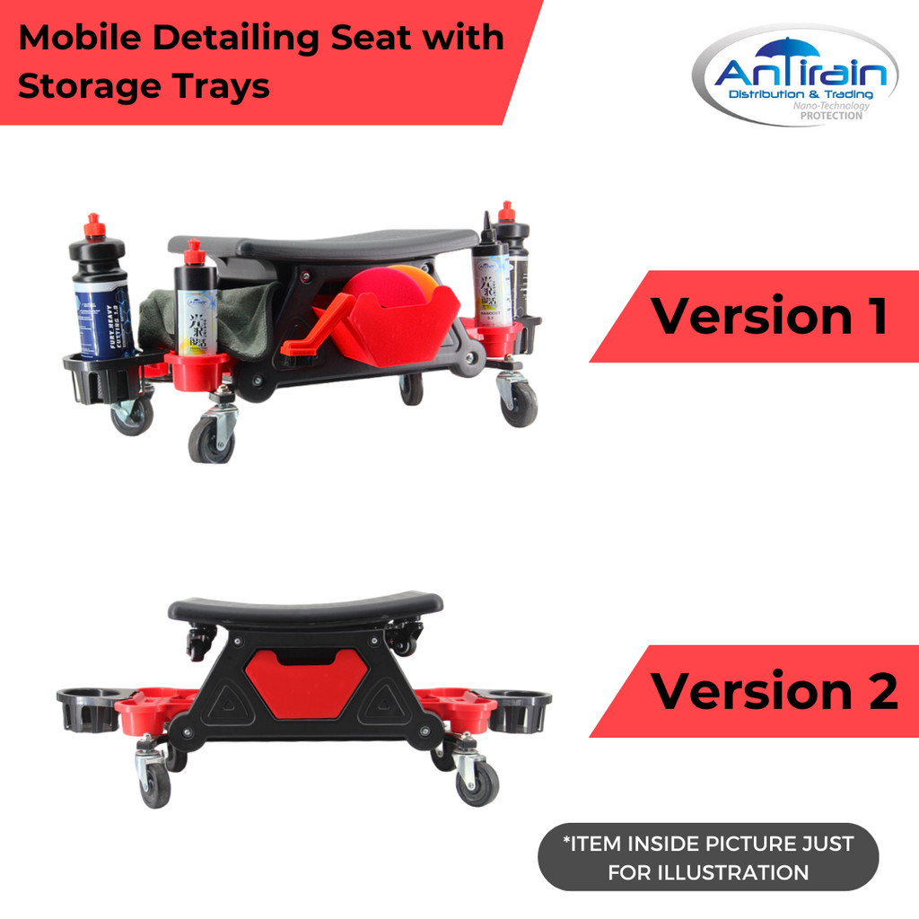 Mobile Detailing Seat with Storage Trays | Shopee Malaysia