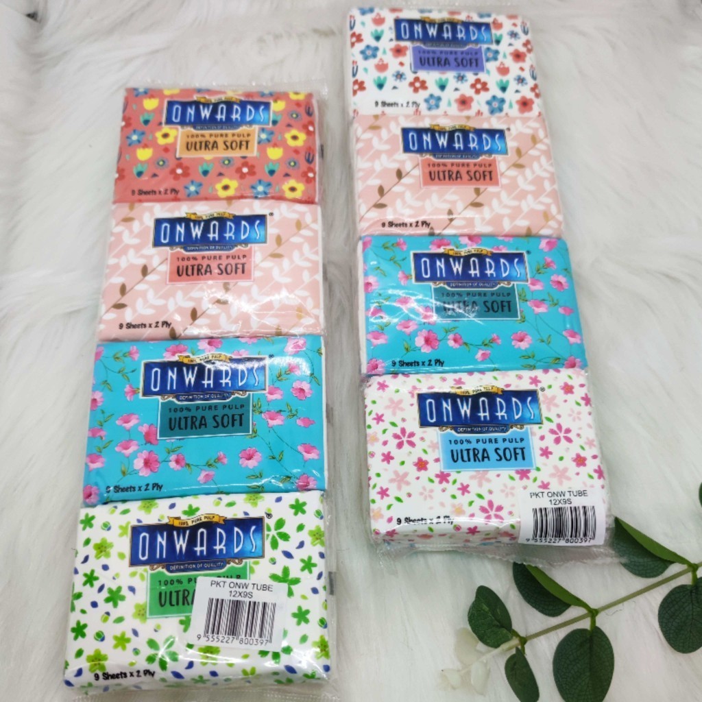 🇲🇾Ready Stock🇲🇾Onwards Pocket Tissue (2ply x 9sheets/12packs ...