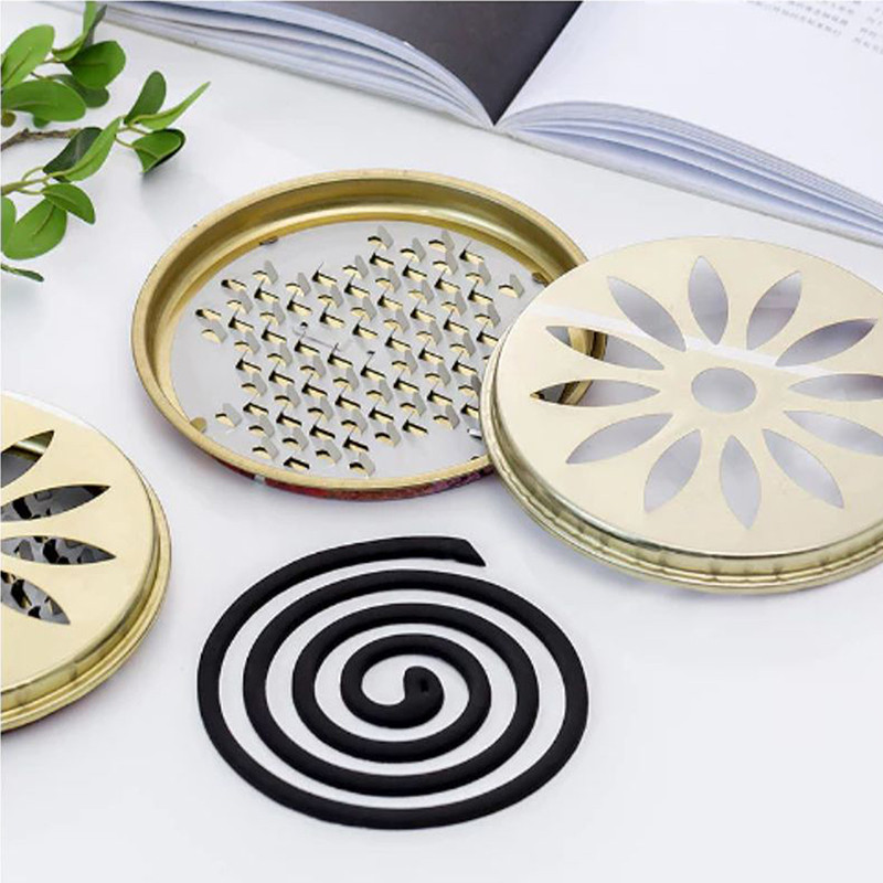 Mosquito Repellent Coil Tray Stainless Steel Cover Serrated Base ...