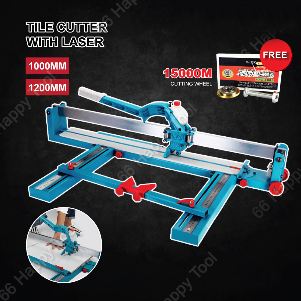 Tile Cutter With Laser 1000mm 1200mm Free 15000M Cutting Wheel Manual ...