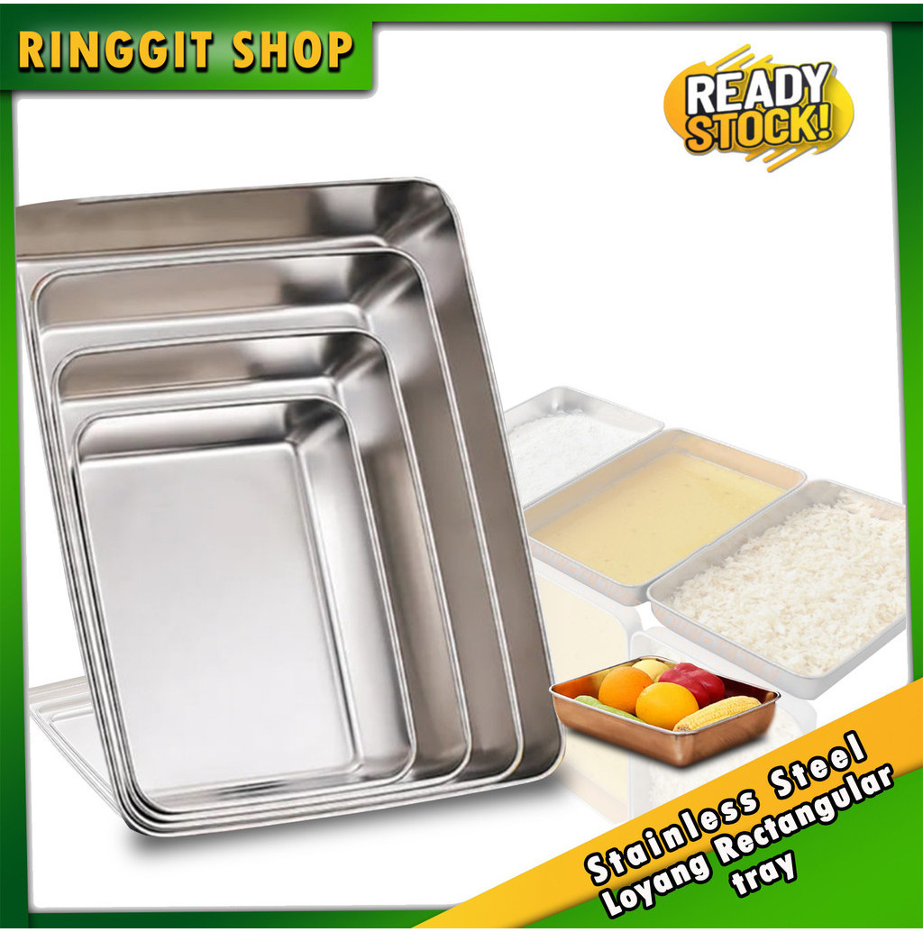 Ringgit Shop Loyang Rectangular Bakeware Nonstick 26x20cm,(10x8in) to ...