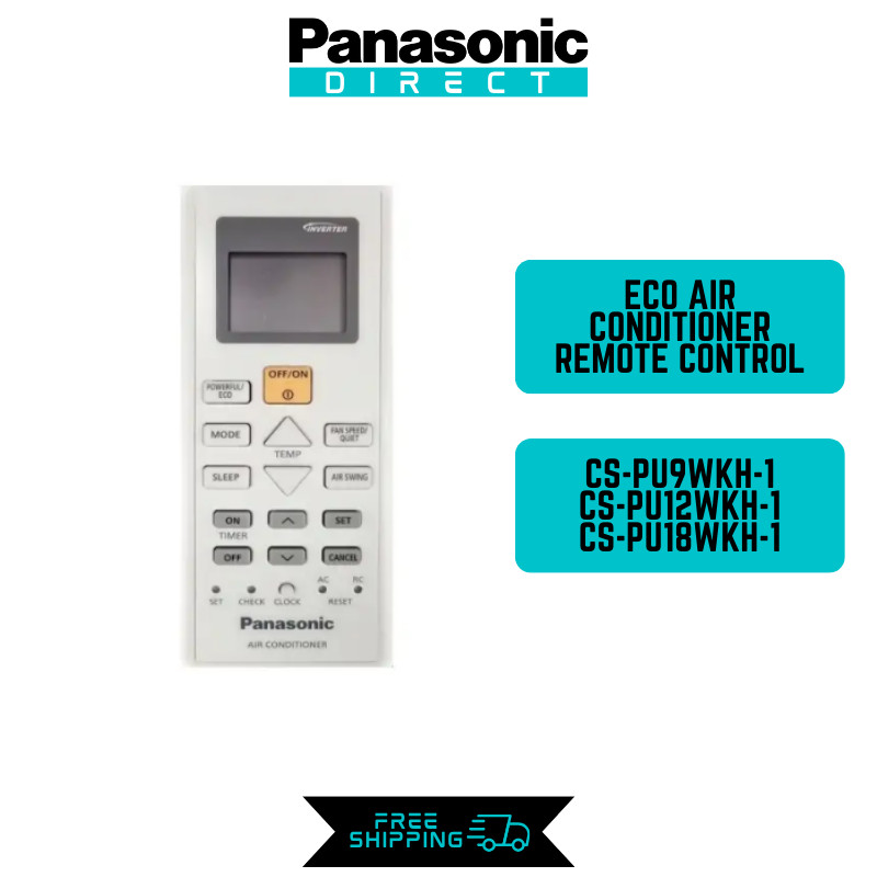 Panasonic ACXA75C18070 Eco Air Conditioner Remote Control | Shopee Malaysia