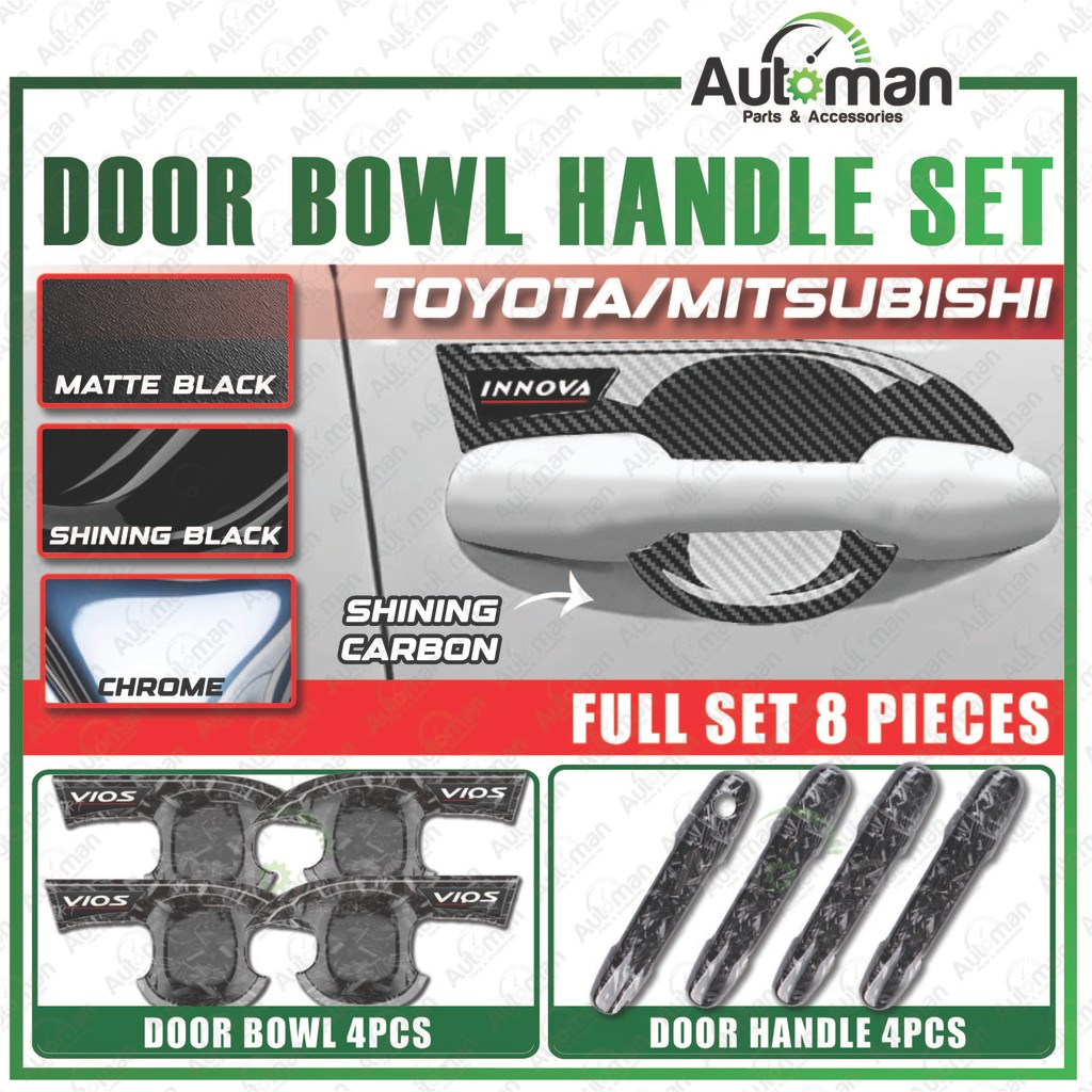 Door Bowl Handle Cover Toyota Vios Camry Hilux Revo Alphard Innova ...