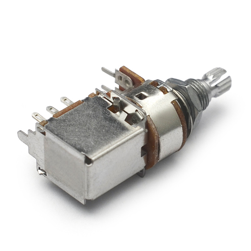 10Pcs A/B500K Guitar Control Pot Push/Pull Pots with Straight Terminal ...