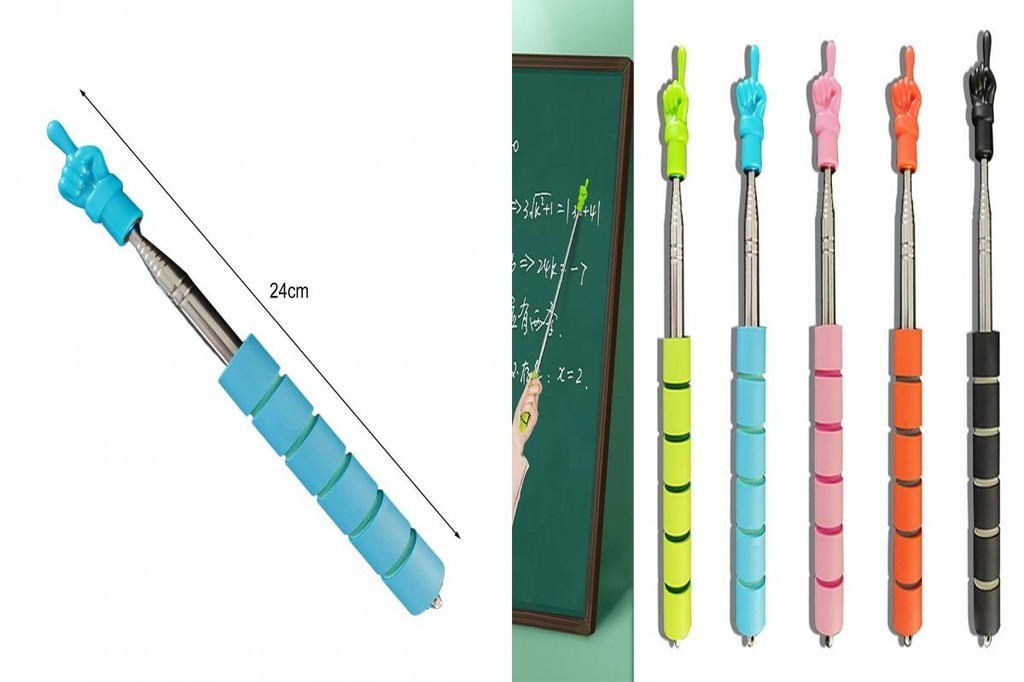 Classroom Finger Reading Stick Finger Pointer Stick Extendable ...