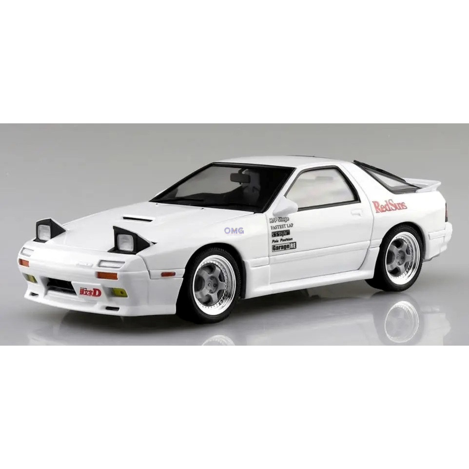 Aoshima 1/24 Takahashi Ryosuke FC3S RX-7 Comics Vol. 5 Akina Battle Ver ...