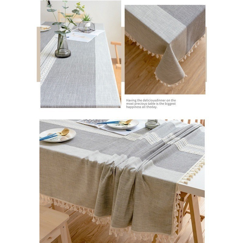 Tablecloth for Home and Restaurant Decoration Imitation Cotton and ...