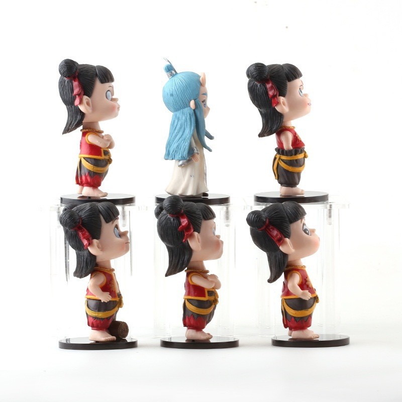 JiaYe--Nezha Figure Ornaments Nezha Movie Figure Nezha AoBing Blind Box ...