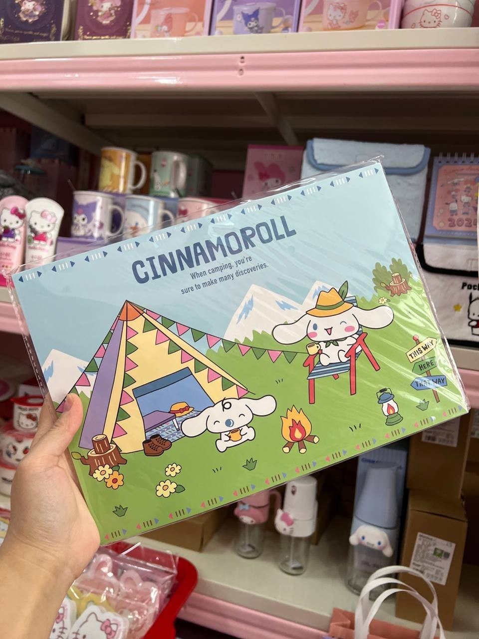 Cinnamoroll A4 Drawing Book - camping series | Shopee Malaysia