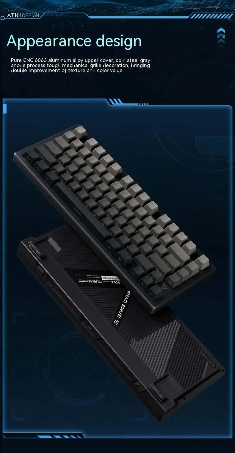 ATK VXE V75X Mechanical Keyboard Aluminium Alloy SMART SPEED X Low ...
