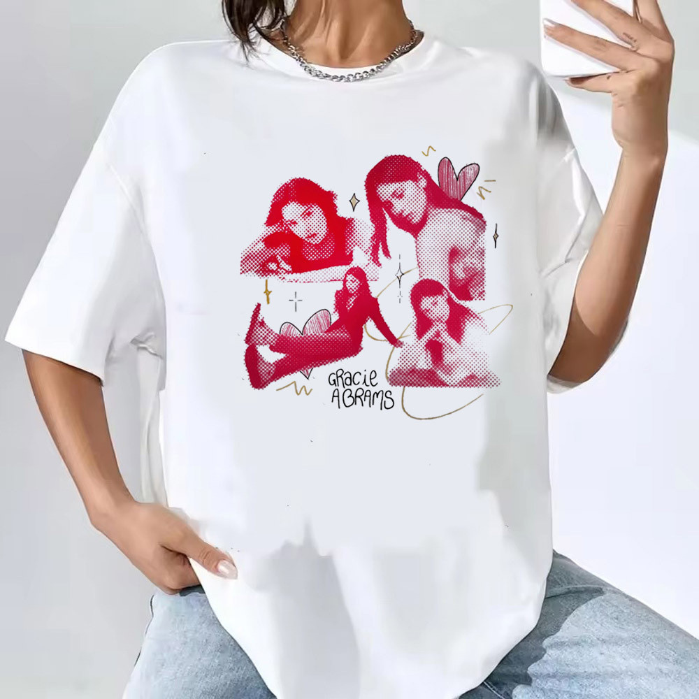 Gracie Abrams female Digital aesthetic Colorful Breathable t shirt ...