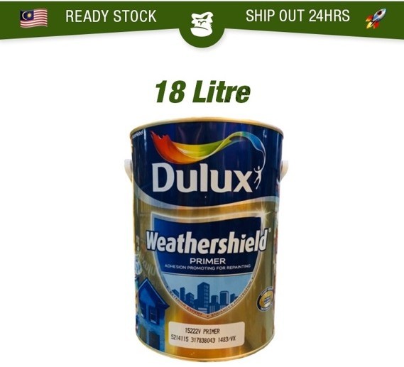18L ICI DULUX Weathershield Exterior Wall Paint 7 Years Protection ...