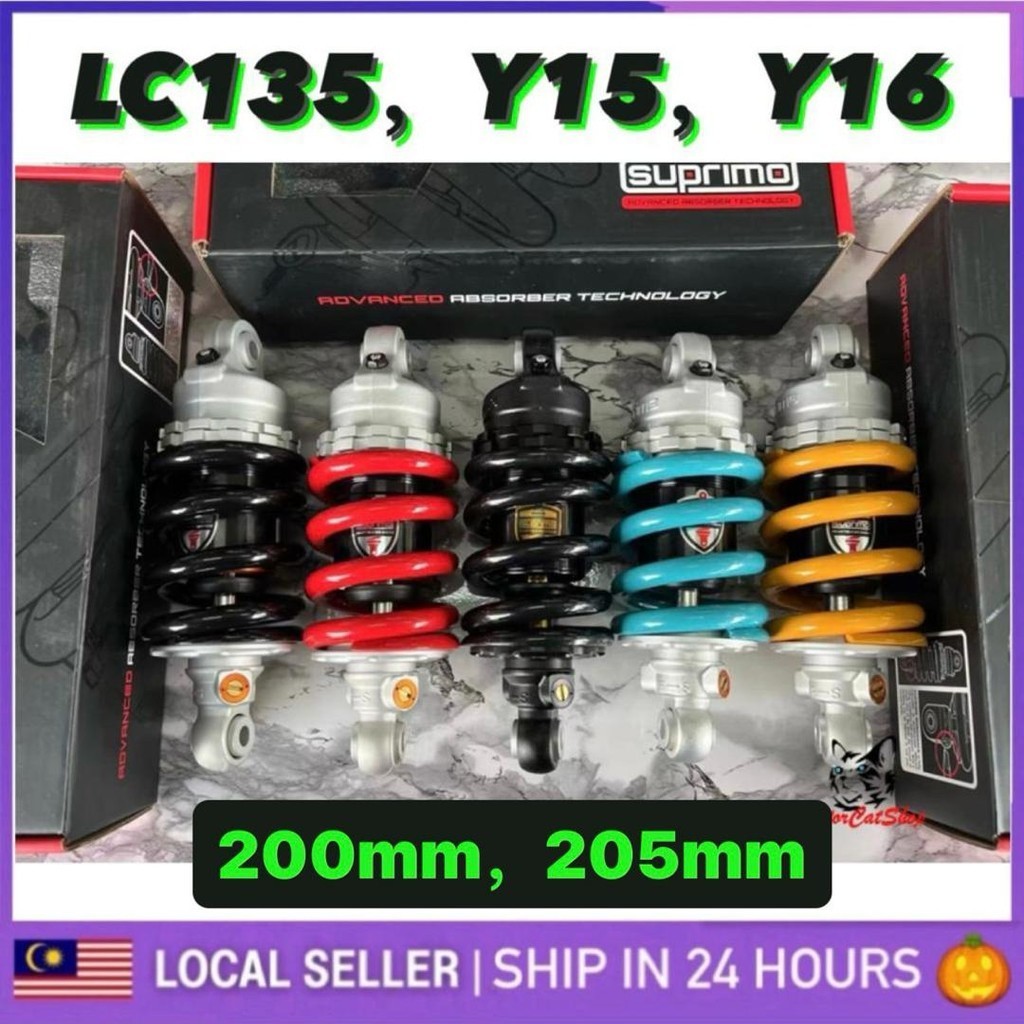 LC135 Y15zr Suprimo Monoshock Adjustable Y16 / Y15 135lc lc 135 y16zr yamaha absorber absober ...