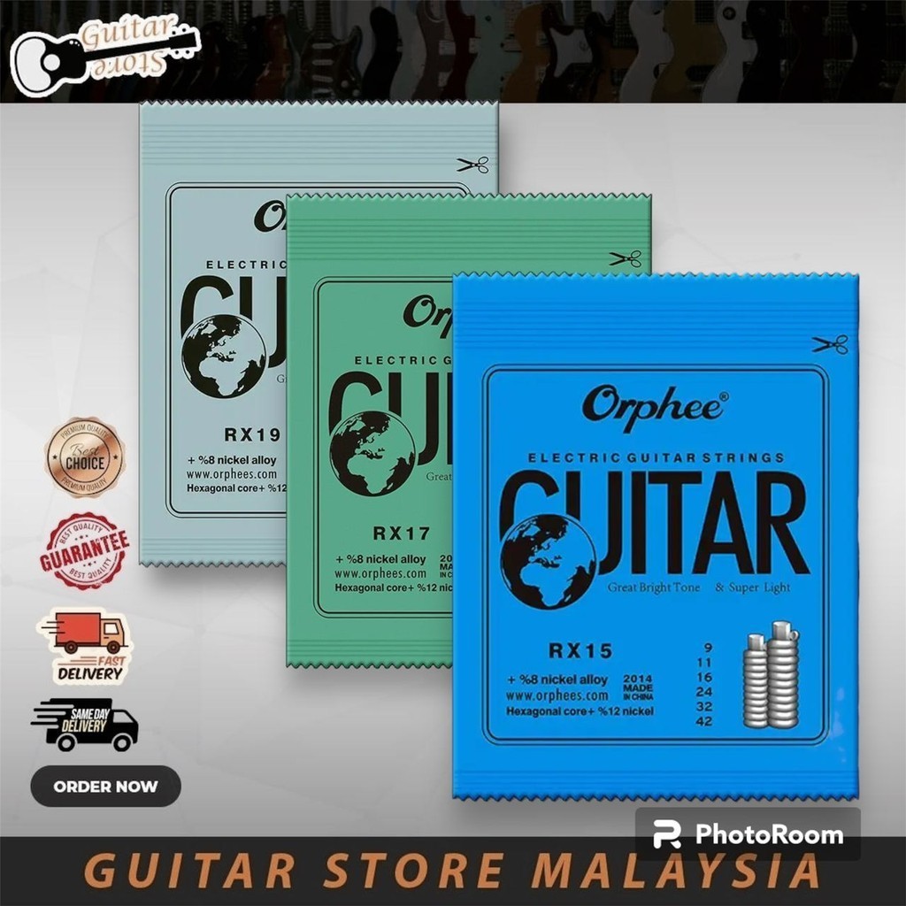Orphee electric guitar string model RX15 RX17 RX19 super light nikel ...