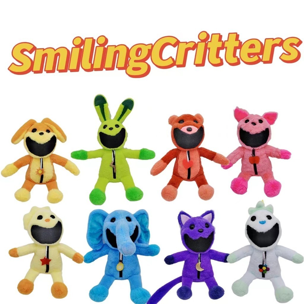 Green Rabbit 30cm Stuffed Animal Smiling Critters Horror Doll Animal ...