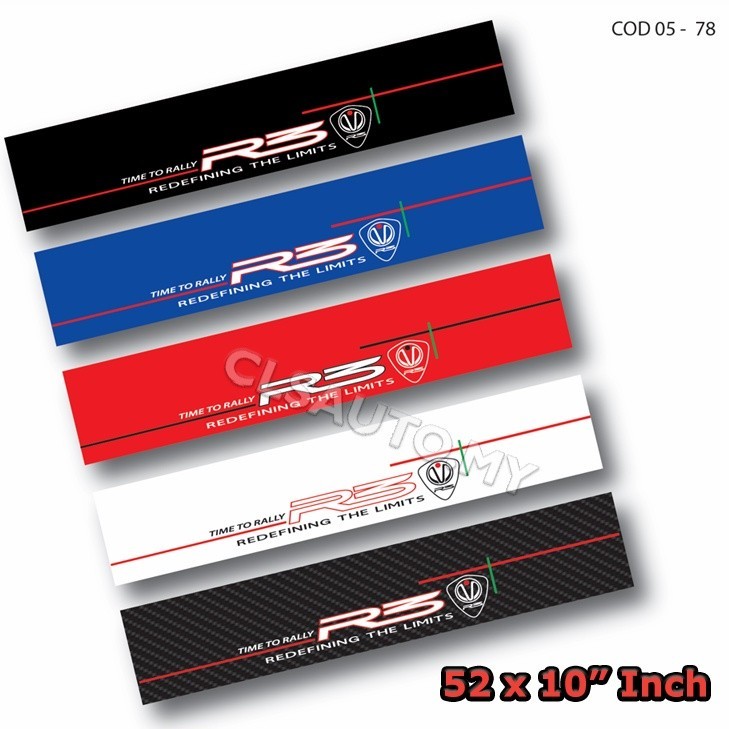 PROTON Car Windscreen Sticker / Front Window Sticker (52 x 10 Inch ...